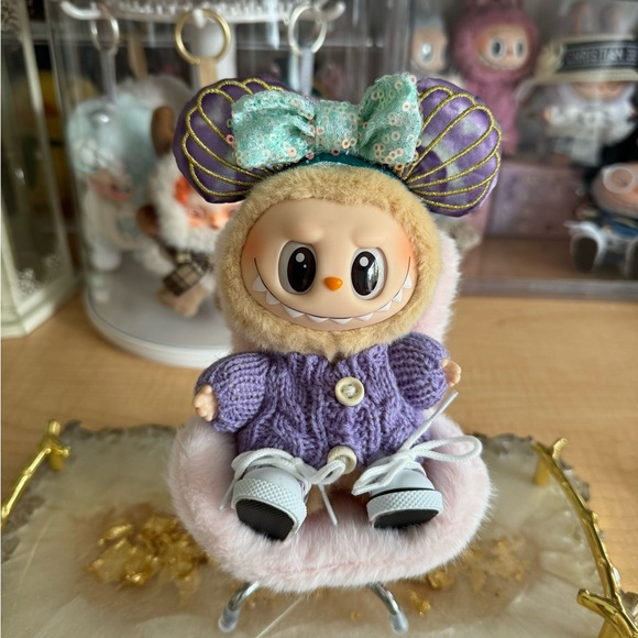 Toys | Labubu Clothes Mickey Set Purple | Poshmark